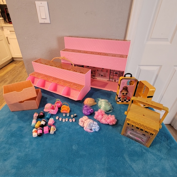 Toys | Lol Surprise Pop Up Store Carry Case 3 In 1 Display Doll Stand ...